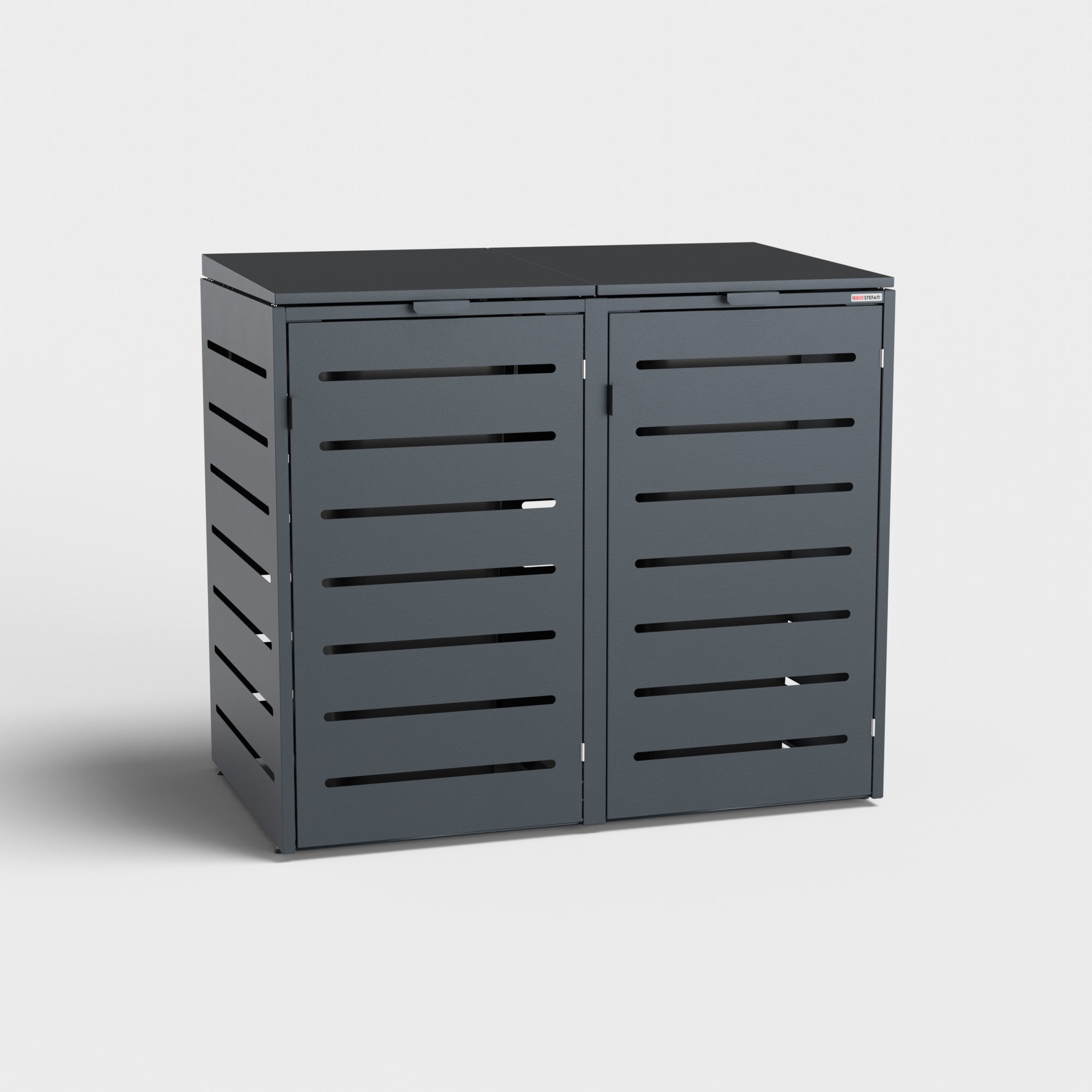 Mülltonnenbox 240l 120l Alubert 2er - Aluminum & Innovativ | BIO Stefan