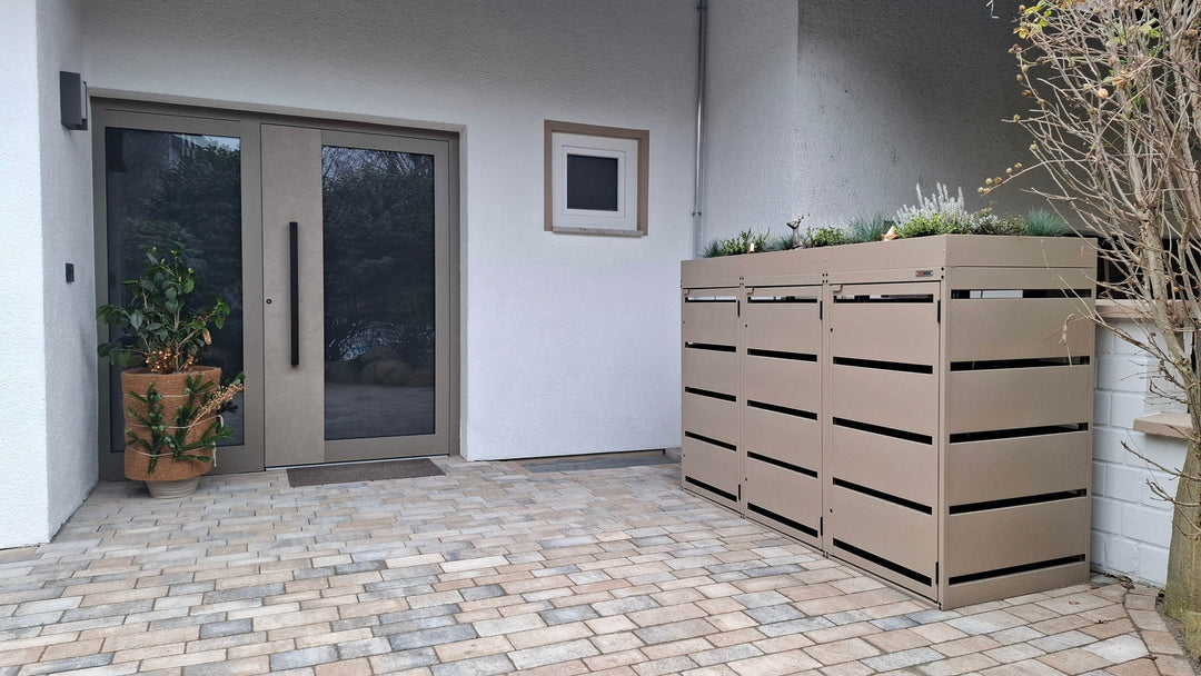 Mülltonnenbox 3er Sets für 120l & 240l Tonnen | BIO Stefan